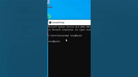 how to customize default name of command prompt shortstech youtube