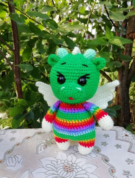 Дракон радужный символ 2024 года ручная работа купить с доставкой по выгодным ценам в