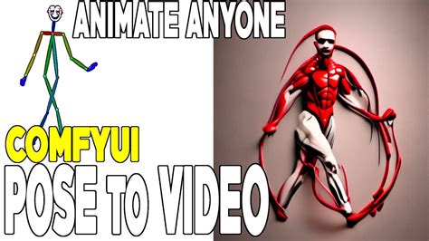 Comfyui Pose To Video Animate Anyone Workflow 2 Of 3 Youtube