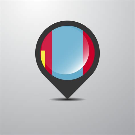 Mongolia Map Pin Vector Art At Vecteezy