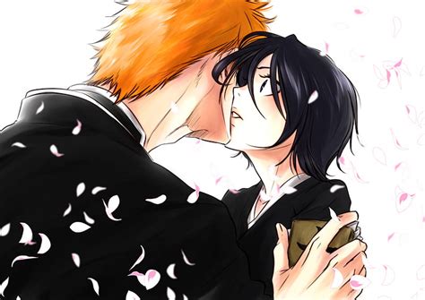 Rukia Kuchiki And Ichigo Kurosaki Kiss