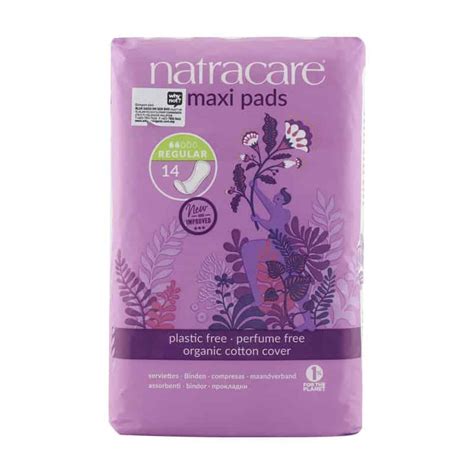 Natracare Natural Maxi Pads Regular 14pc Why Not