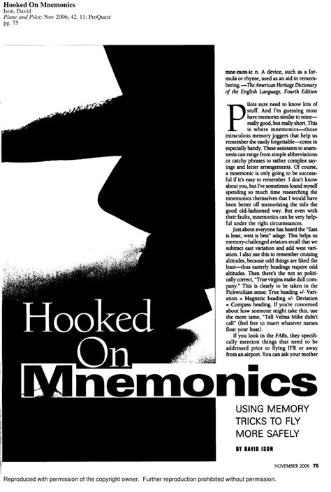 pdf hooked on mnemonics
