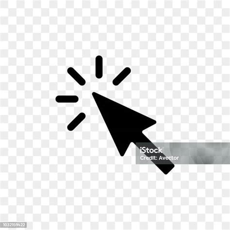 ベクトル アイコン Web カーソル ポインターをクリックする矢印のポインターまたはクリック ボタンの矢印 コンピュータマウスのベクター
