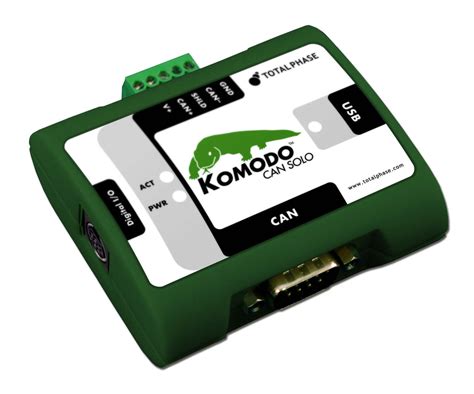 total phase komodo can solo usb to can interface