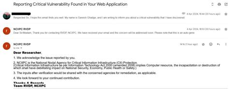 Ganesh Ghadge On Linkedin Icc Cybersecurity Security Bugreport Srs