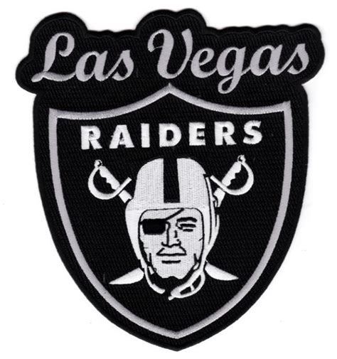 Las Vegas Raiders Logo Patch Large 6 X 7 Super Bowl Champions Oakland
