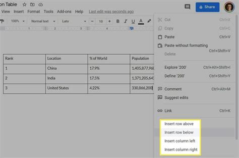 How To Make A Table In Google Docs