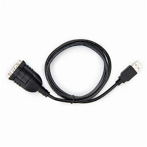 Rocstor 6 Usb A To Db9 Serial Data Cable Male To Male Black Y10c898 B1 Image 1
