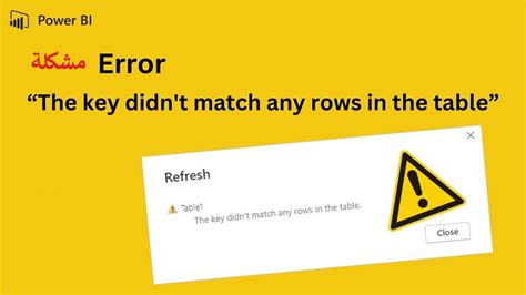 Change Data Source Power BI The Key Didn T Match Any Rows In The