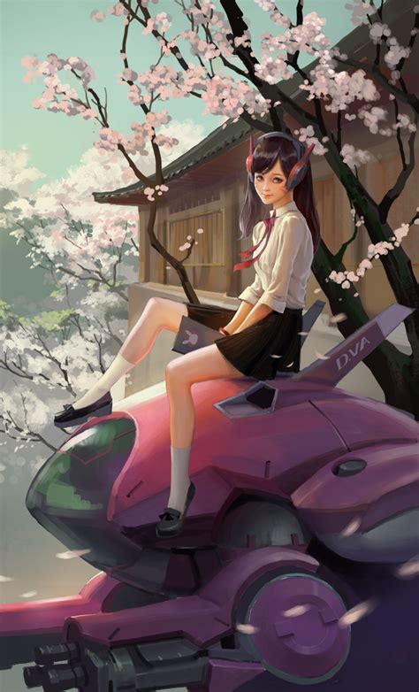 D Va By Li Moly R Imaginaryoverwatch