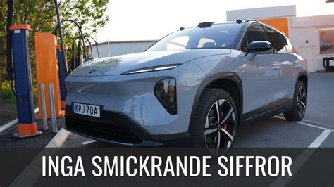 Nio El7 100 Kwh Räckviddstest På Motorväg Elbilsmagasinet Youtube