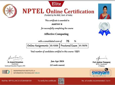 Aarthy Sudhagar On Linkedin Nptel 10 Comments