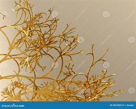 Lindenmayer 3d System 3d Image Dendritic Aesthetic Template