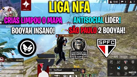 LIGA NFA CRIAS LIMPOU O MAPA ANTISOCIAL LÍDER SÃO PAULO 2 BOOYAH