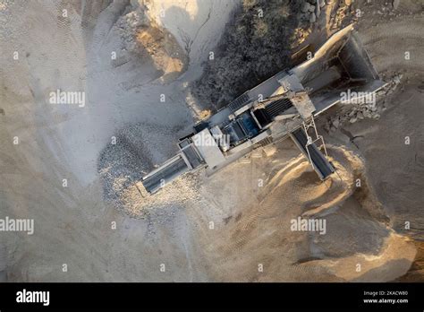 Aerial Photographic Documentation Of A Factory For The Production Of