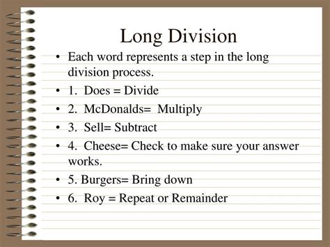 PPT Long Division PowerPoint Presentation Free Download ID