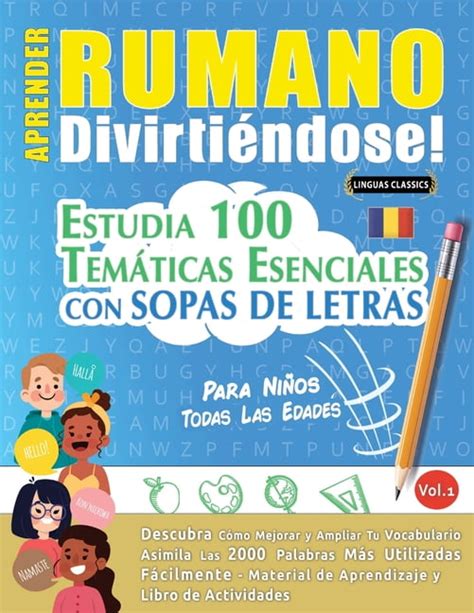 Aprender Rumano DivirtiÃndose Para NiÃos Todas Las Edades Estudia 100 TemÃticas