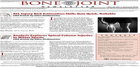 Analysis Explores Spinal Column Injuries In Water Sports Lippincotts