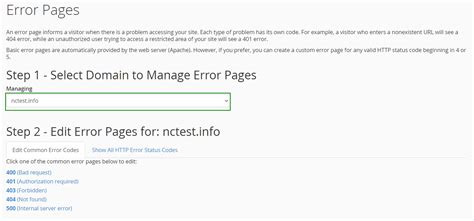 How To Add Custom Error Pages Hosting Namecheap