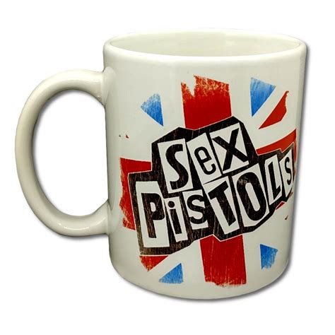 Sex Pistols Mugg Logo And Flag