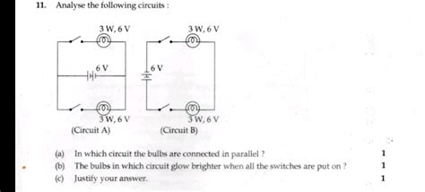 11 Analyse The Following Circuits Circuit A StudyX