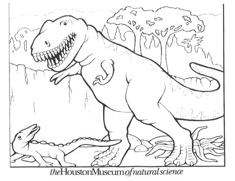 T Rex Dinosaur Coloring Pages At Ganlayneblog Blog
