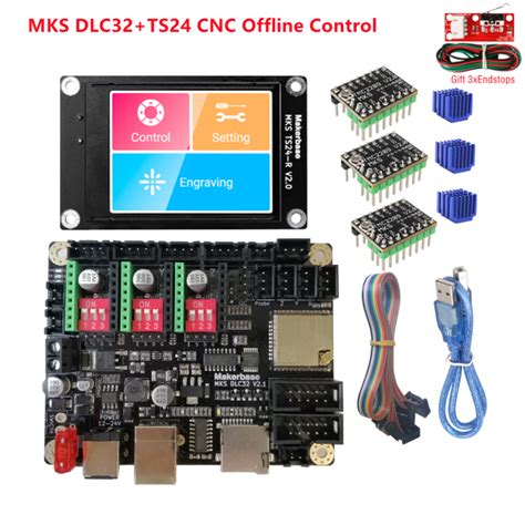 Grbl 32 Bit CNC Shield Controller ESP32 WIFI MKS DLC32 V2 1 Offline