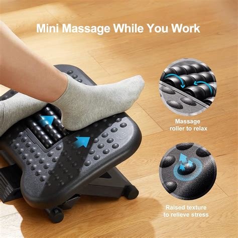Adjustable Ergonomic Footrest With Massage Texture Nepal Ubuy