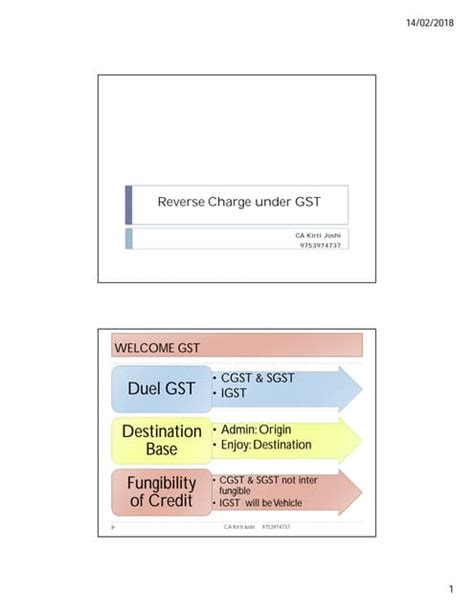 Gst Rcm Pdf Business Accounting And Finance Business