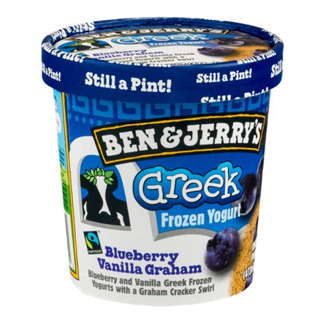 Ben And Jerrys® Blueberry Vanilla Graham Greek Frozen Yogurt Reviews 2021
