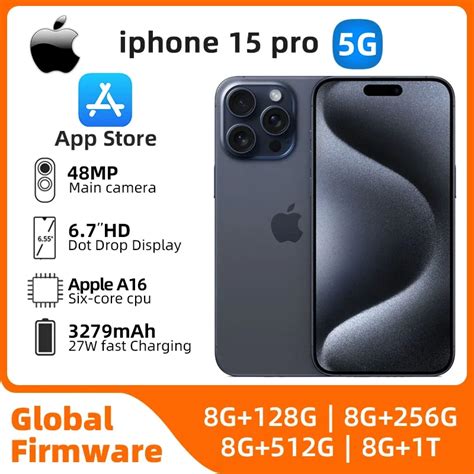 Apple Tel Fono Inteligente Iphone Pro G Smartphone De Pulgadas GB GB GB