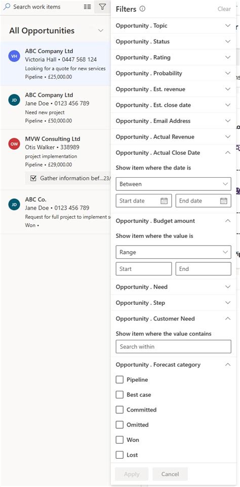 using focused view and up next in model driven apps