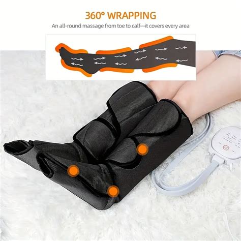 Leg Massager Air Compression Leg Circulation System Wraps Feet Calves
