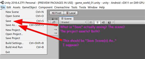 rename file save unity engine unity discussions