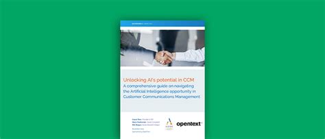 Unlocking Ais Potential In Customer Communications Management Lead Marketwise