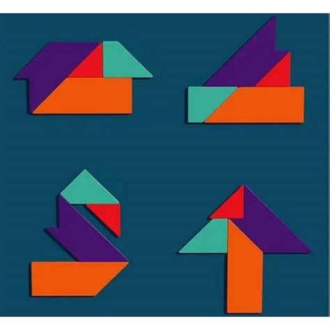Magnetic Puzzle Tangram T Word Toys4u