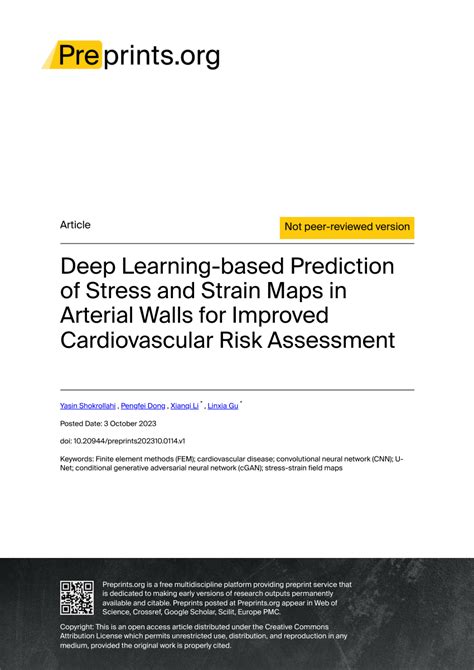 Pdf Deep Learning Based Prediction Of Stress And Strain Maps In