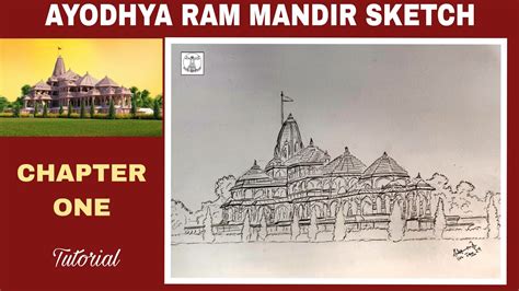 How To Draw The Ayodhya Ram Mandir The Sketch Of Ayodhya Ram Mandir