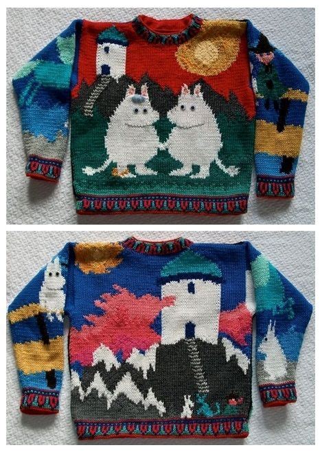 Moomins Sweater Knitting Inspiration Knitting Knitting Patterns