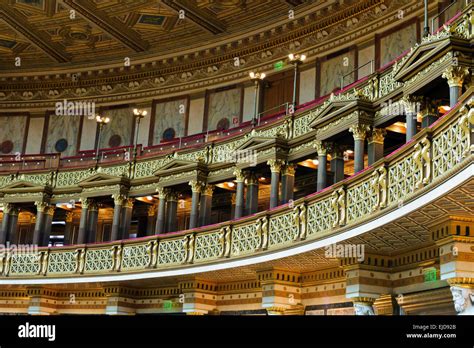 The Decorative Balcony Inside The Federal Assembly Chamber At The Austrian Parliament Building