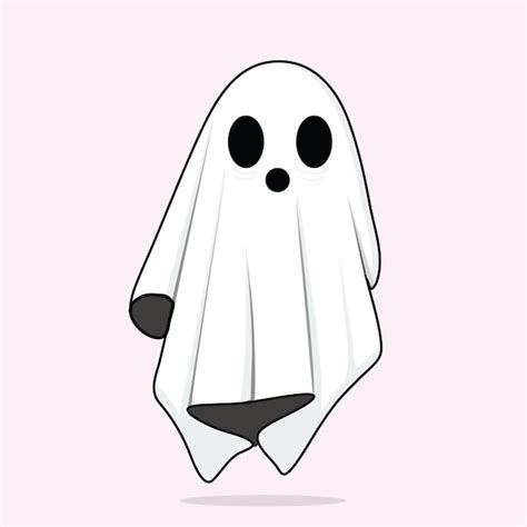 Premium Vector Cute Ghost Cartoon Spooky Character Casper