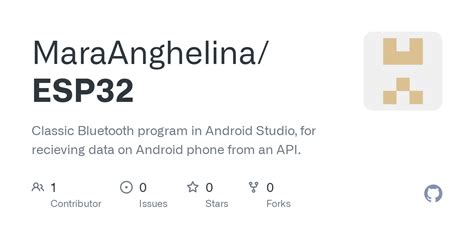Github Maraanghelina Esp32 Classic Bluetooth Program In Android