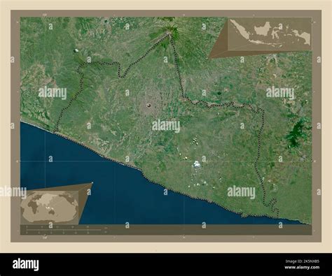 Yogyakarta Special Region Of Indonesia High Resolution Satellite Map Corner Auxiliary