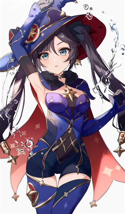 Mona And Mona Genshin Impact Drawn By Harutoto Danbooru