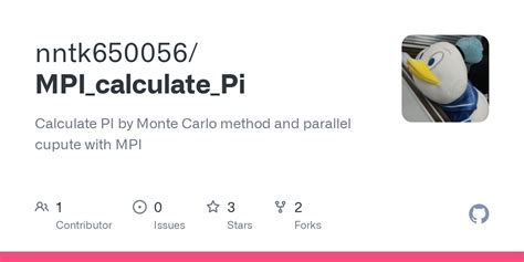Github Nntk650056mpicalculatepi Calculate Pi By Monte Carlo Method And Parallel Cupute
