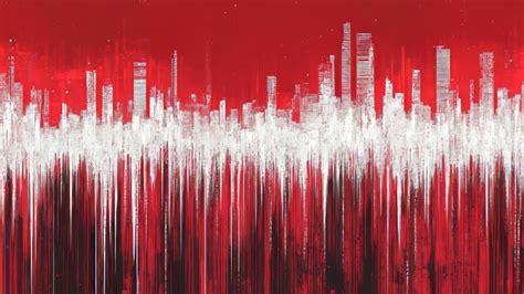 The Background Is A Futuristic Representation Of Abstract Red Digital