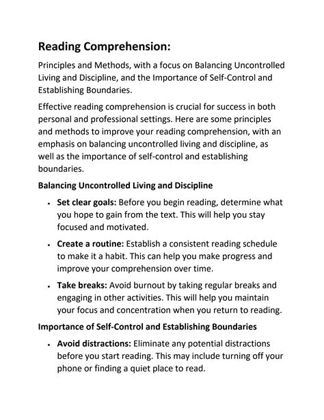 Solution How To Solve A Reading Comprehension Format Example