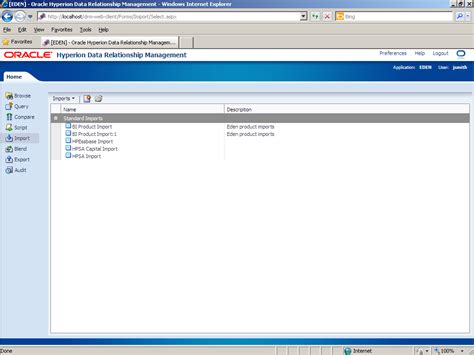 Creating And Running Imports