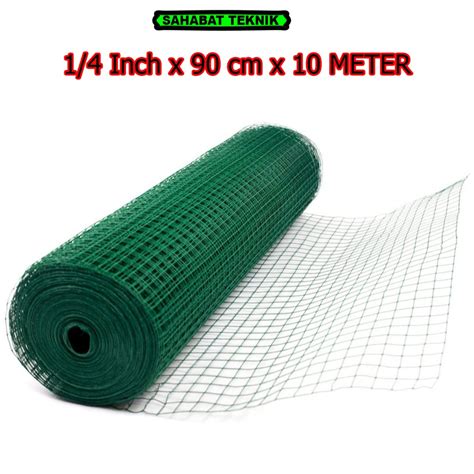 Jual Kawat Loket Pvc 1 4 Inch Lubang Kecil Kg Zeus Hmi Kawat Ram Kawat Ayakan Kawat Hijau